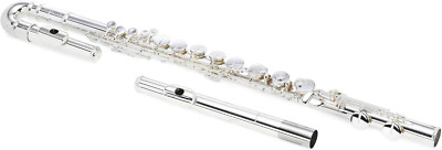Flutes PFA201SU Intermediate Alto Flute with Curved and Straight ...