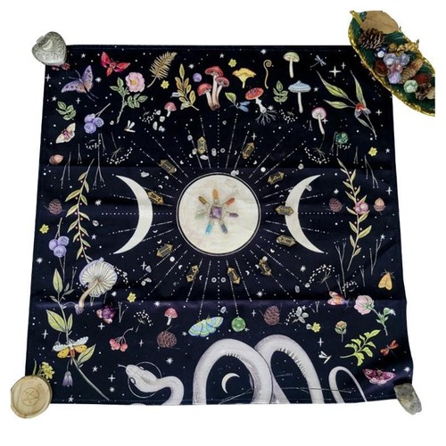 Tarot Cards Tablecloth Altar Cloth Oracles Divination Board Game ...