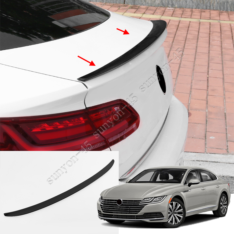 For 2019 2020 VW ARTEON ABS Glossy black Rear Tail Wing Trunk Lip ...