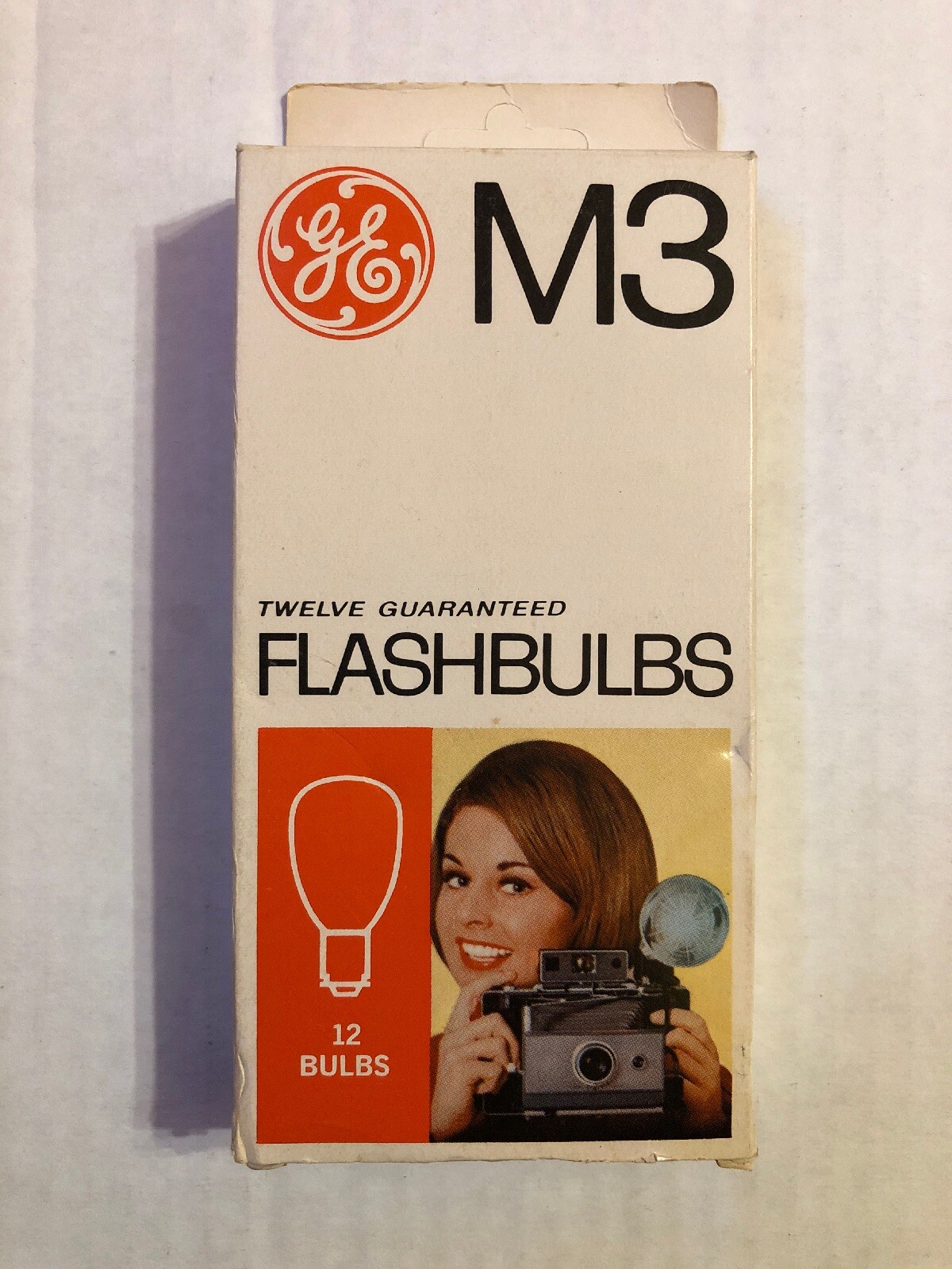Vintage GE M3 Clear Flashbulbs Bulbs Pack of 11 In Box Exposure Chart ...