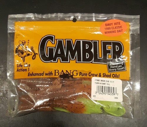 Gambler 4" Bacon Rind 10pk - Pumpkin Chart Tail | eBay