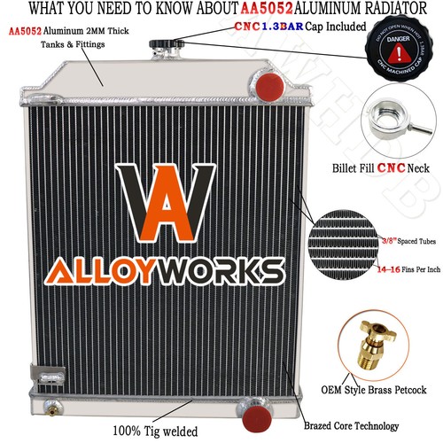 4 Row Aluminum Radiator For JAGUAR MK7 MK8 MK9 Mark VII VIII IX MT 1951 ...