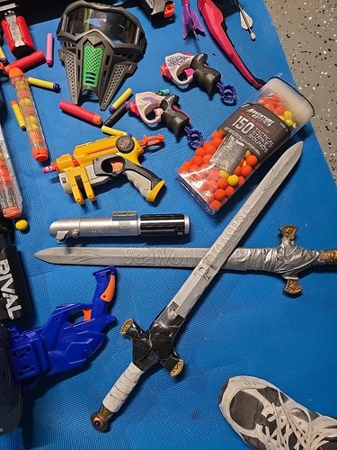 30+ Nerf Rival Gun Lot & Other Comparable Weapons, Ammo, Clips ...