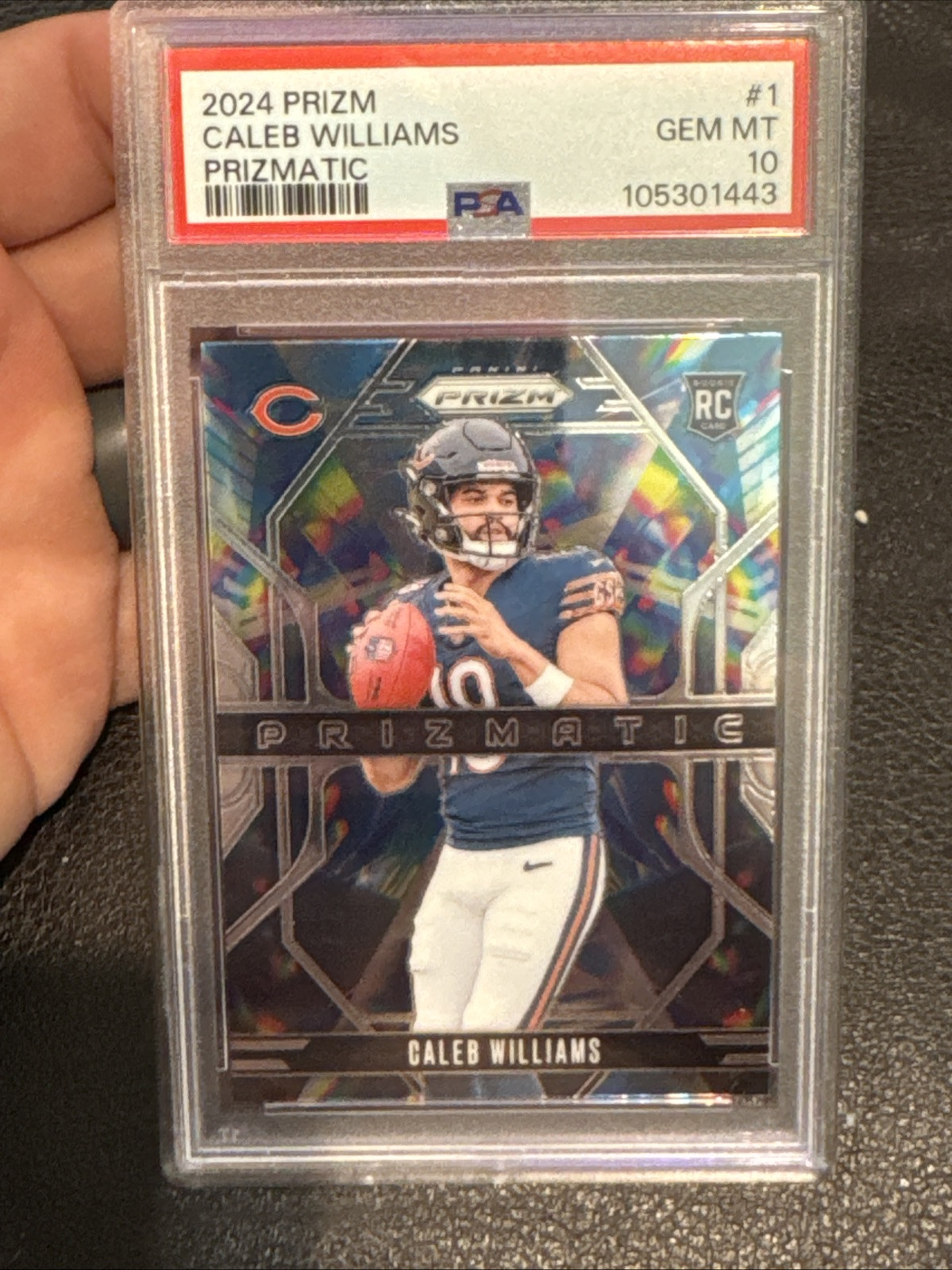 Caleb Williams 2024 Prizm #1 Prizmatic Price Guide - Sports Card Investor