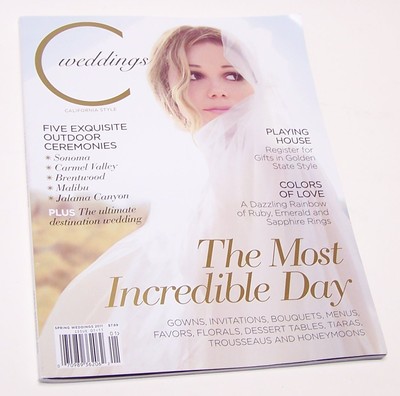 'Weddings California Style' Spring 2011 116 Page Bride Magazine VG Cond ...