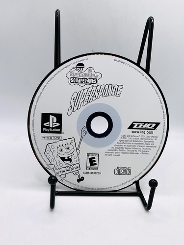 SpongeBob SuperSponge PS1 Game Disc Only Sony PlayStation Nickelodeon ...