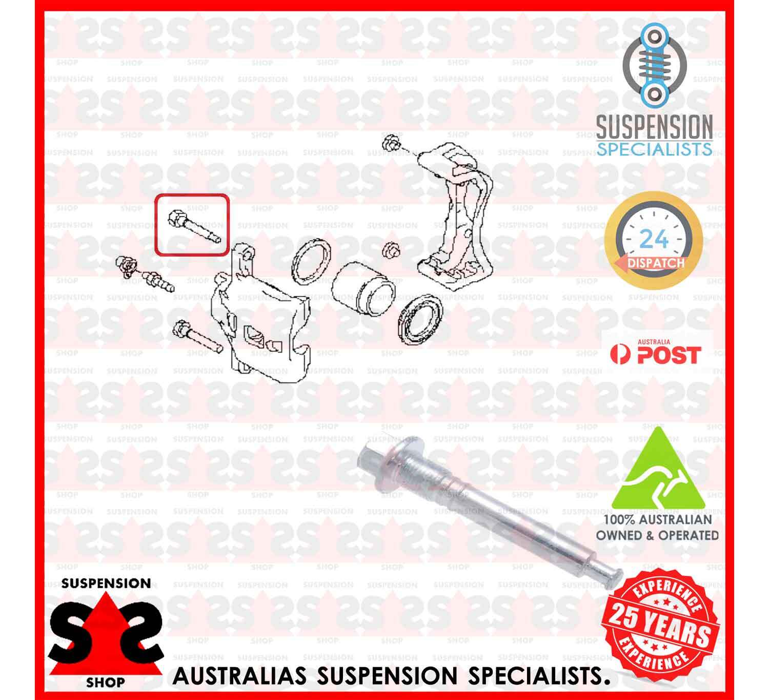 Upper Front Axle Guide Bolt, Brake Caliper Suit NISSAN Note 1.5 4WD ...