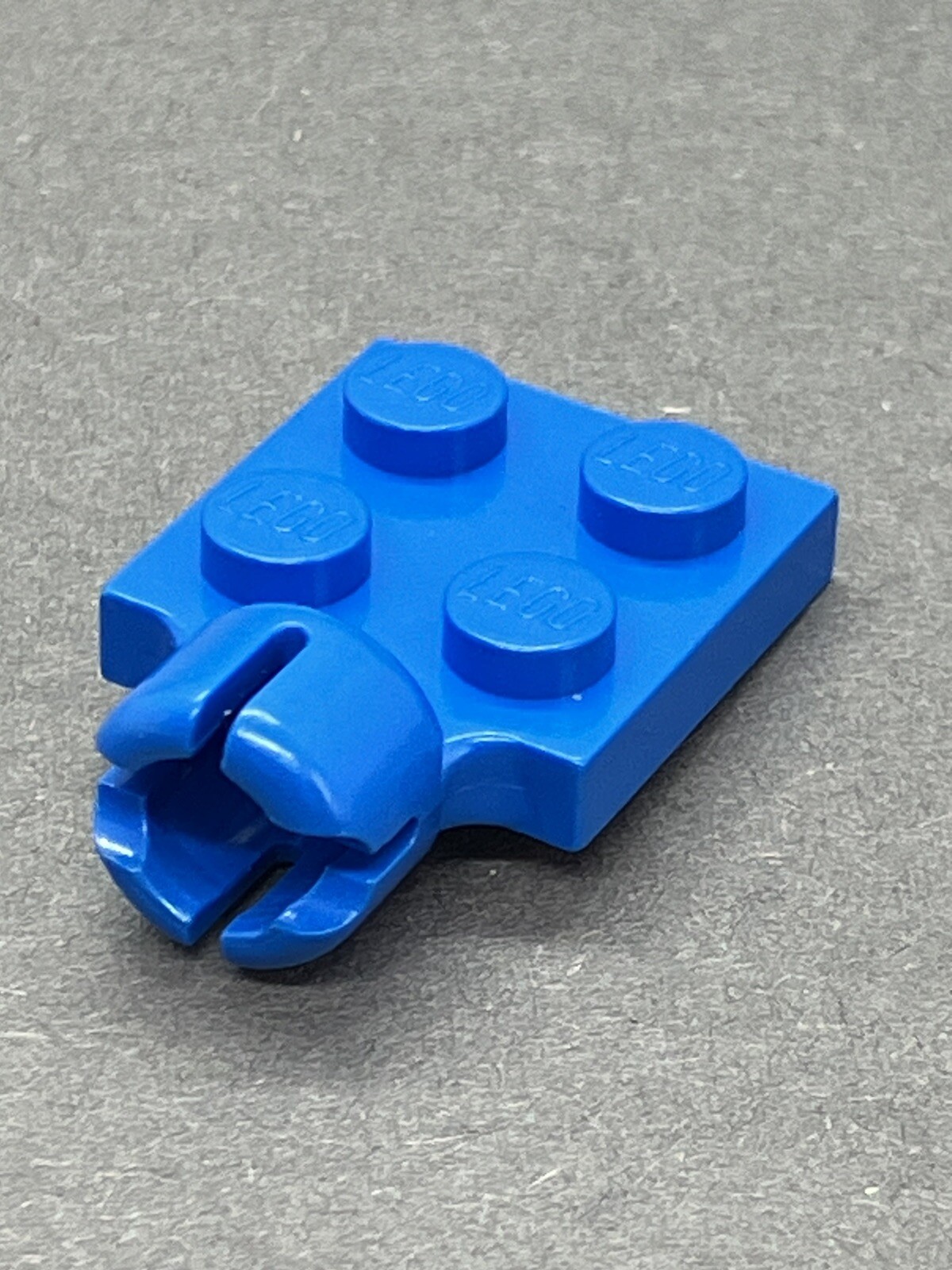 LEGO Part 3730 Plate, 2x2 Modified with Tow Ball Socket Vintage Blue | eBay
