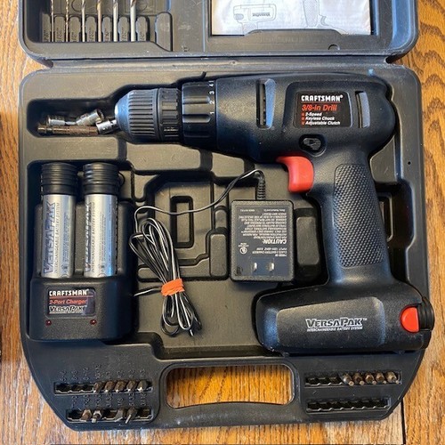 Craftsman VersaPak Drill 3/8-in 2-speed adjustable clutch With ...