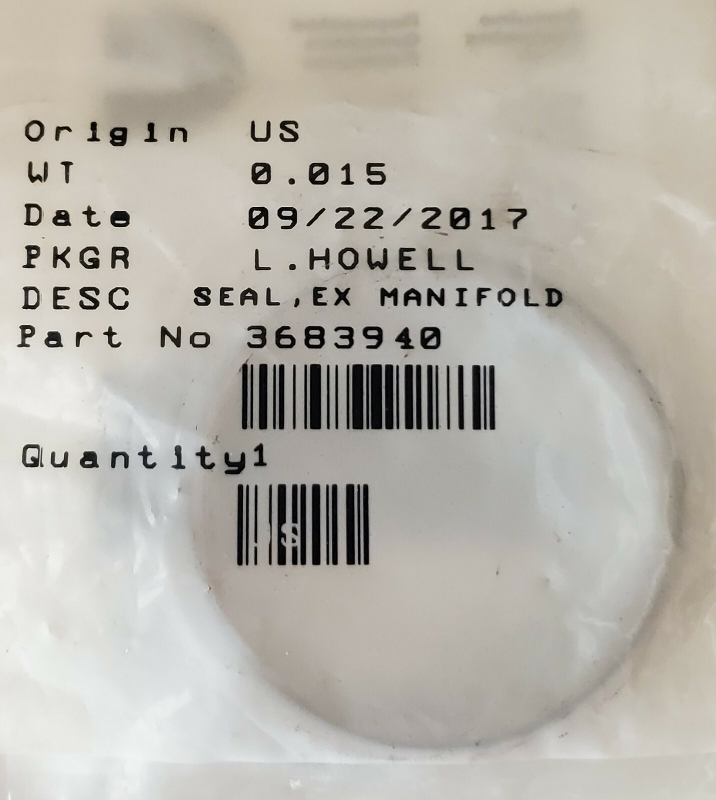 Genuine Cummins Exhaust Manifold Gasket #3683940 | eBay