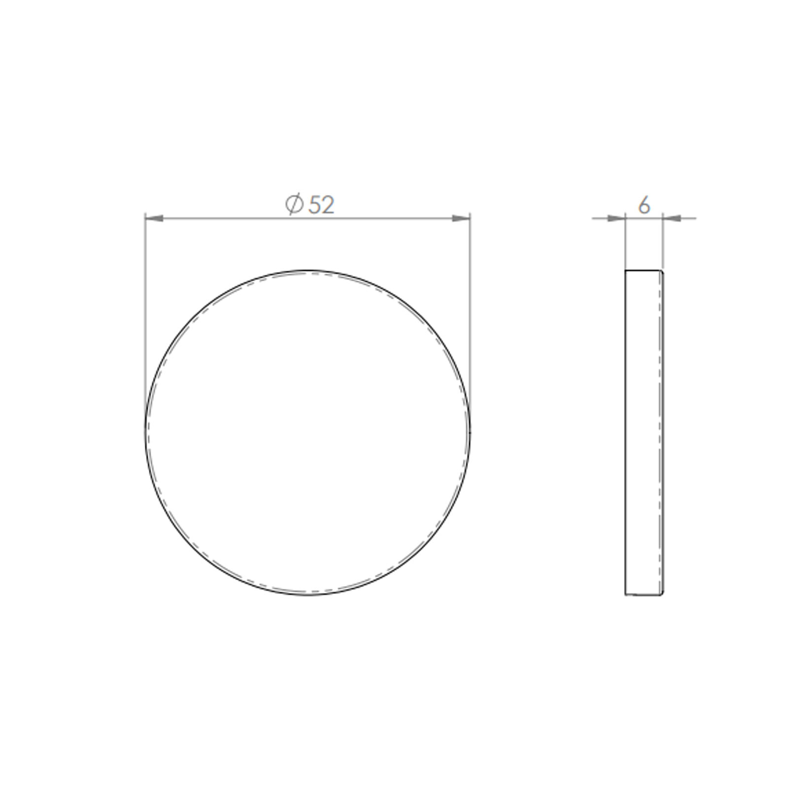 Stainless Steel Blank Keyhole Cover Escutcheon | eBay UK