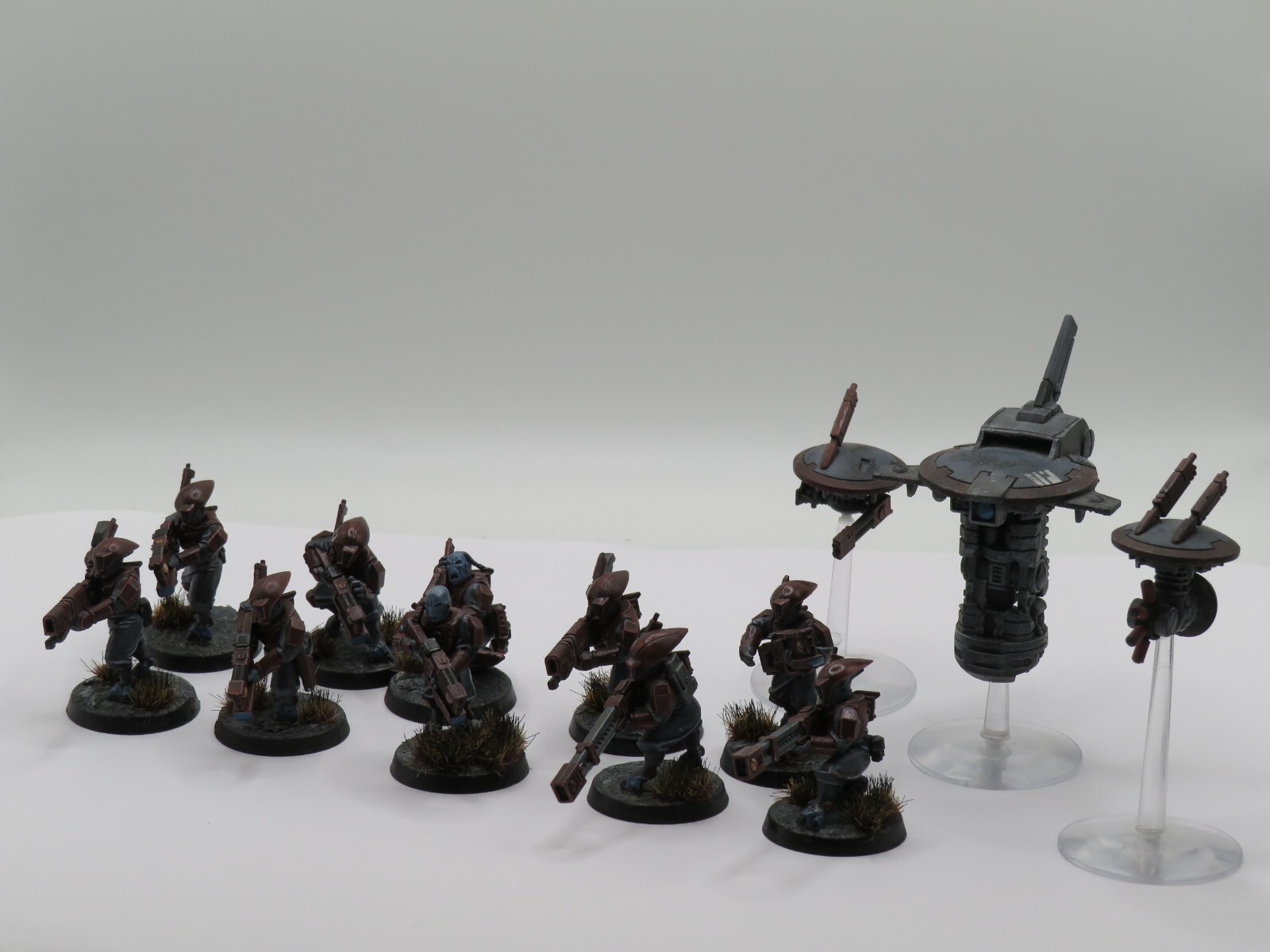 Warhammer 40k - Tau Empire - Pathfinders painted - Farsight Enclaves | eBay