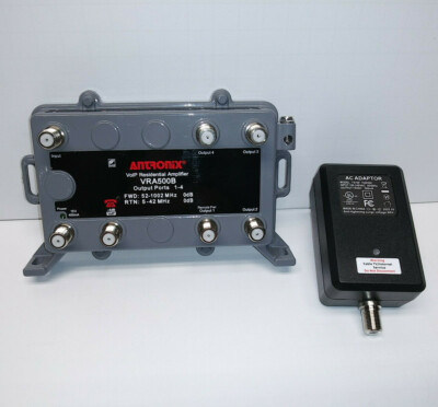 Antronix VRA500B/AC VOIP Integrated Residential Amplifier Power Signal ...