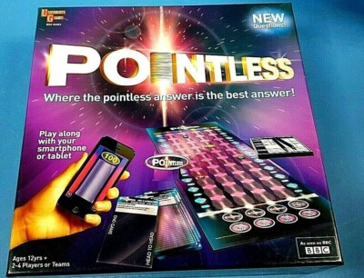 Pointless Family Friends Board Game Ages 10+ Family Fun TV Show ...