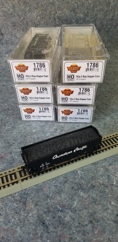 Broadway Limited #1786 HO scale H2a 3-Bay Hopper Cars Set of 6 | eBay