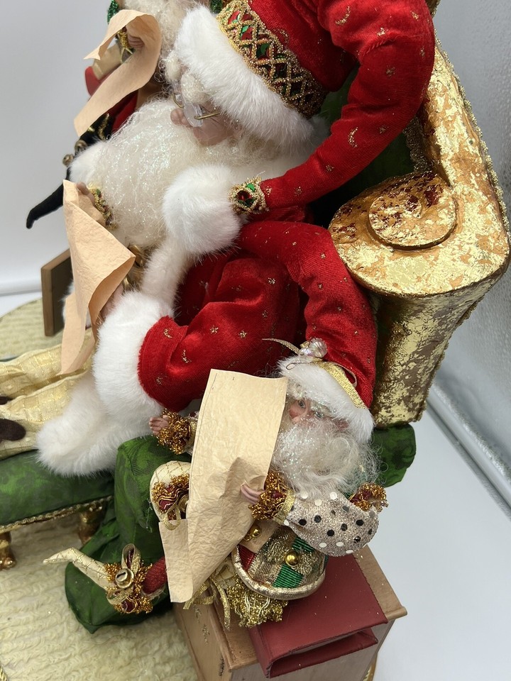RARE Mark Roberts 2005 Santa Naughty And Nice Figurine EXTRA LARGE W ...
