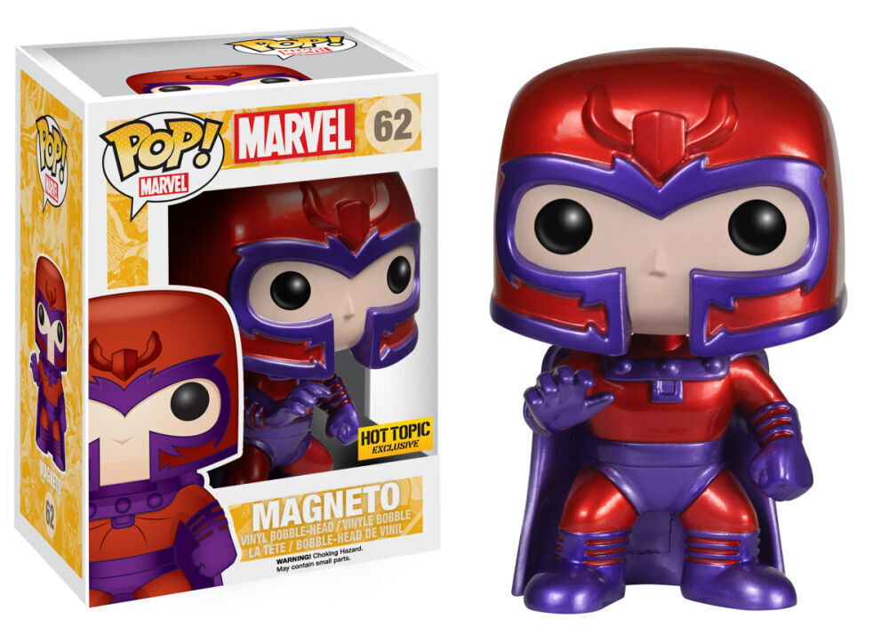 Funko Pop! Vinyl: Marvel - Magneto - (Metallic) - Hot Topic (HT ...