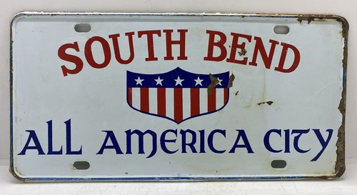 Vintage 60’s South Bend All American City Indiana Automobile Front ...