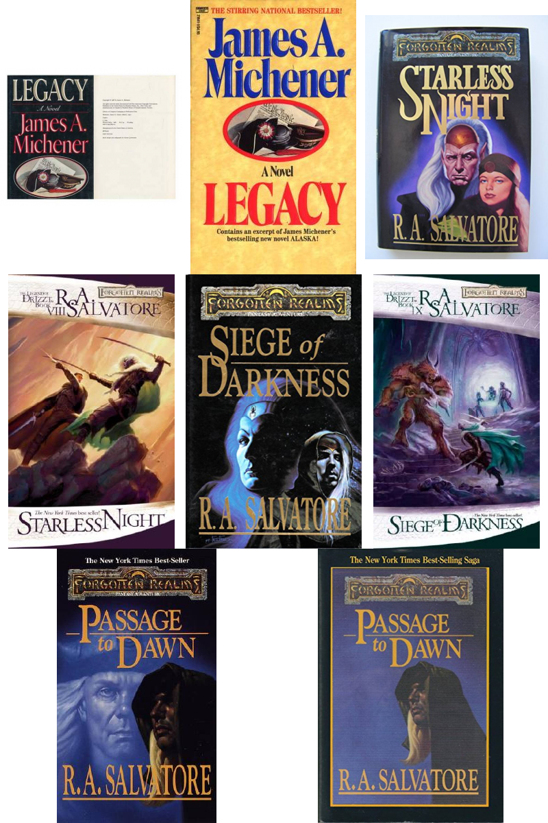 Legacy of the Drow Series All 4 Books in Mass Market Paperback ...