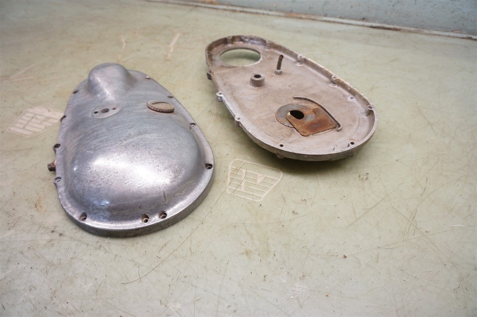 triumph pre unit primary case Inner Outer Tr6 5t Nice *2700 | eBay