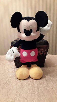 Mickey Mouse Wiggling Dancing Singing Interactive Features Plush Toy | eBay