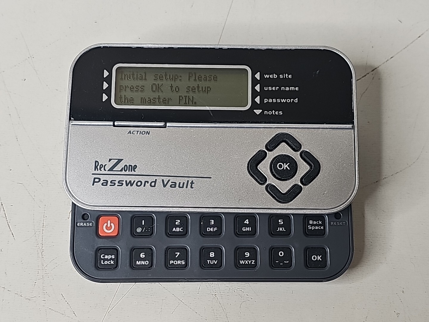 RecZone Password Safe Handheld Digital Keeper Vault | eBay