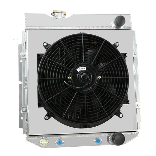 4 Row Radiator Shroud Fan For 1960-65 Ford Falcon Ranchero Mercury 65 ...