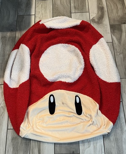 Pottery Barn Large Super Mario™ Super Mushroom Bean Bag Chair Slipcover ...