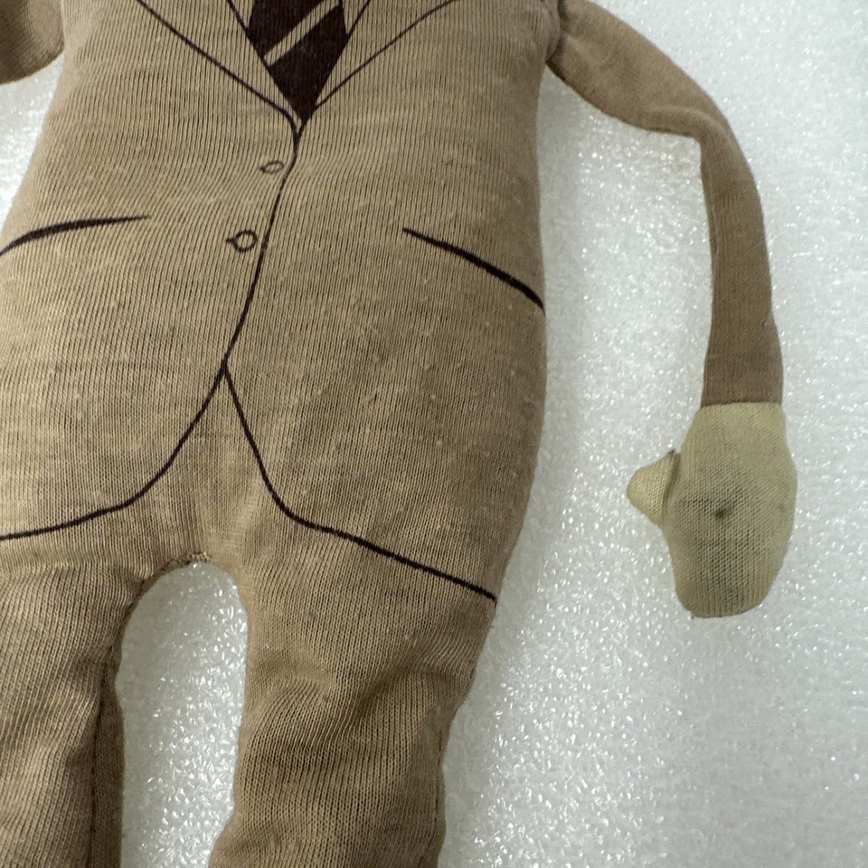 Vintage 1979 Copeless People Doll Sad Man in Brown Suit Bean Bag ...