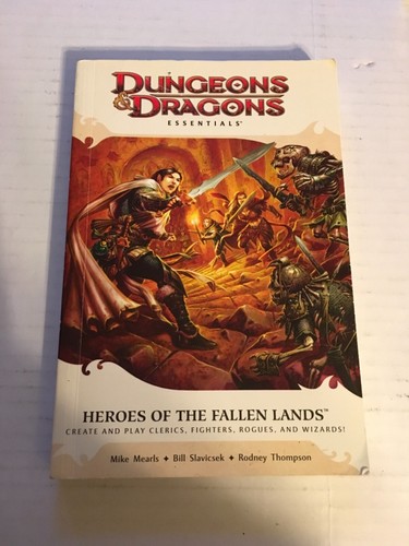 Dungeons and Dragons Essentials Heroes of the Fallen Lands 2010 1st ...