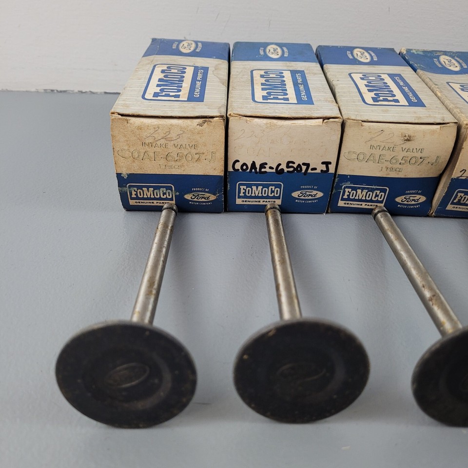 6 New 1954 Ford 223 1955 1956 Ford 272 Exhaust Valves C0AE-6507-J ...