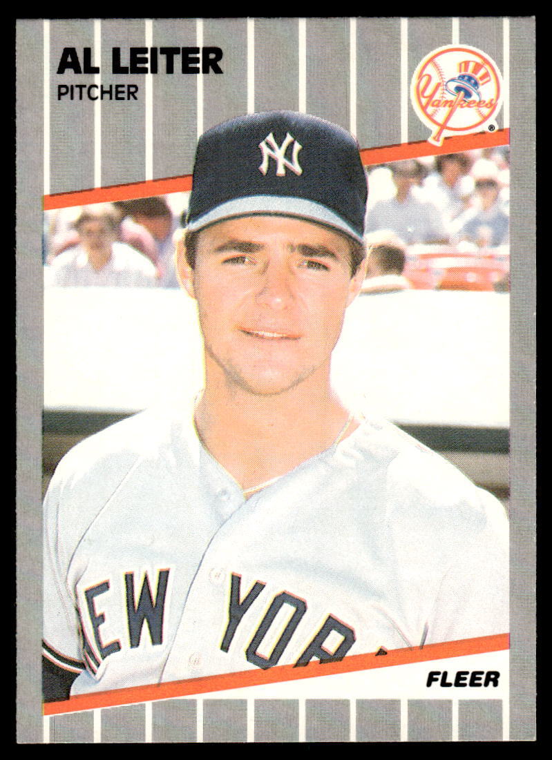 1989 Fleer Al Leiter #257 New York Yankees Baseball Card | eBay