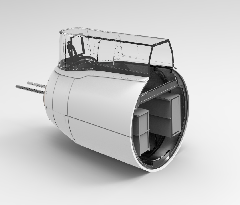 R2D 1/48 Cheyenne B-17 Tail Turret Conversion for HK Kit *New Tooling ...