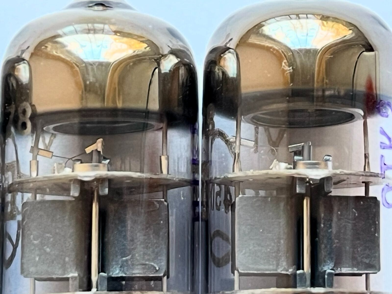 4 Stück 6S45P-E/WE437/6C45P/EC8020 Hi-End-Triode-Reflektorröhren. NEIN ...