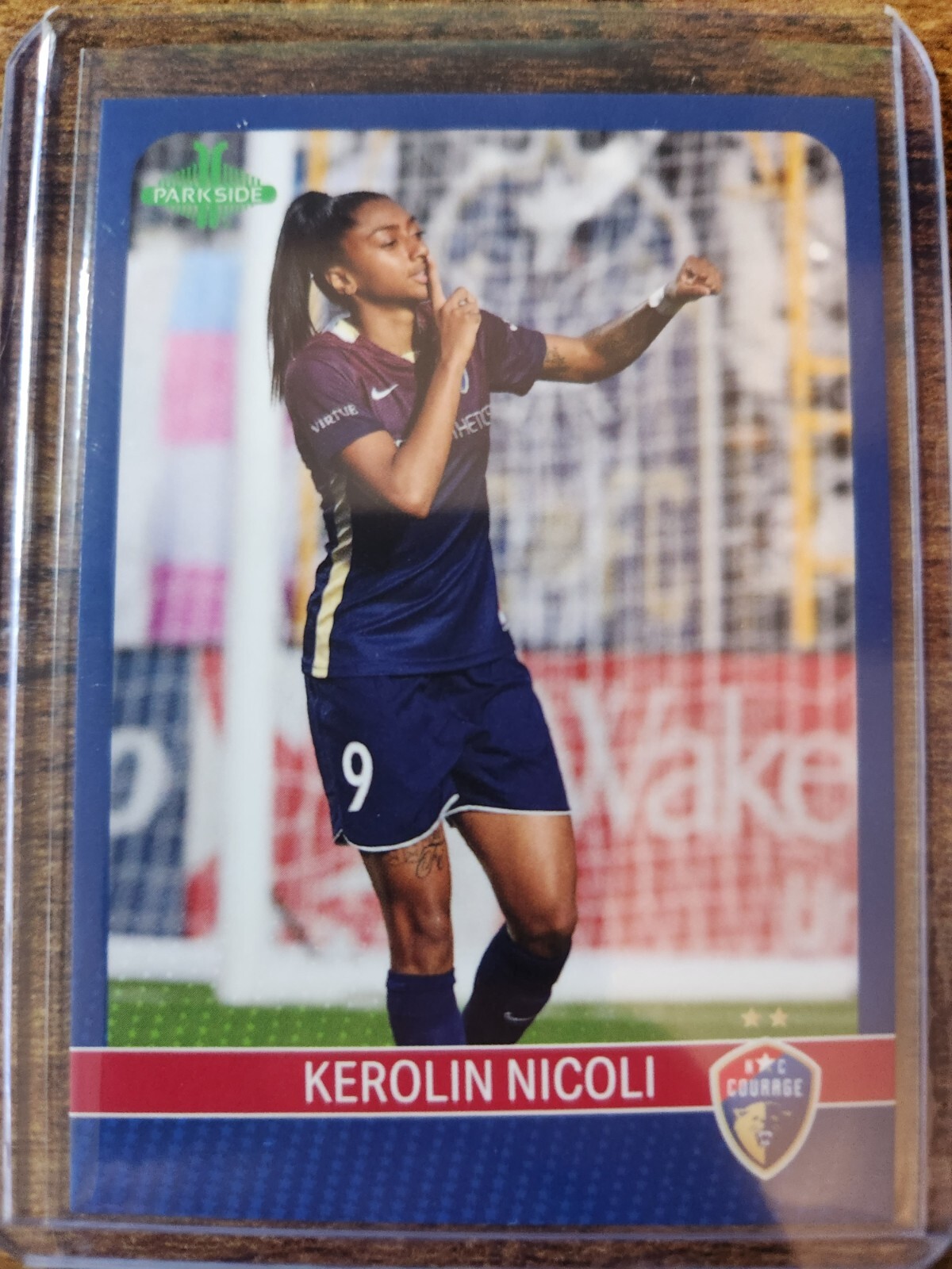 2023 Parkside NWSL Vol. 2 Kerolin Nicoli Stars of NWSL #34 NC Courage ...