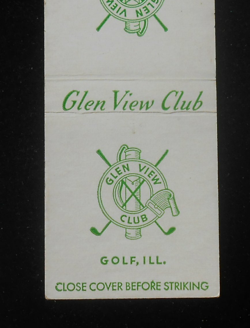 1960s Glen View Club Golf IL Cook Co Matchbook Illinois | eBay
