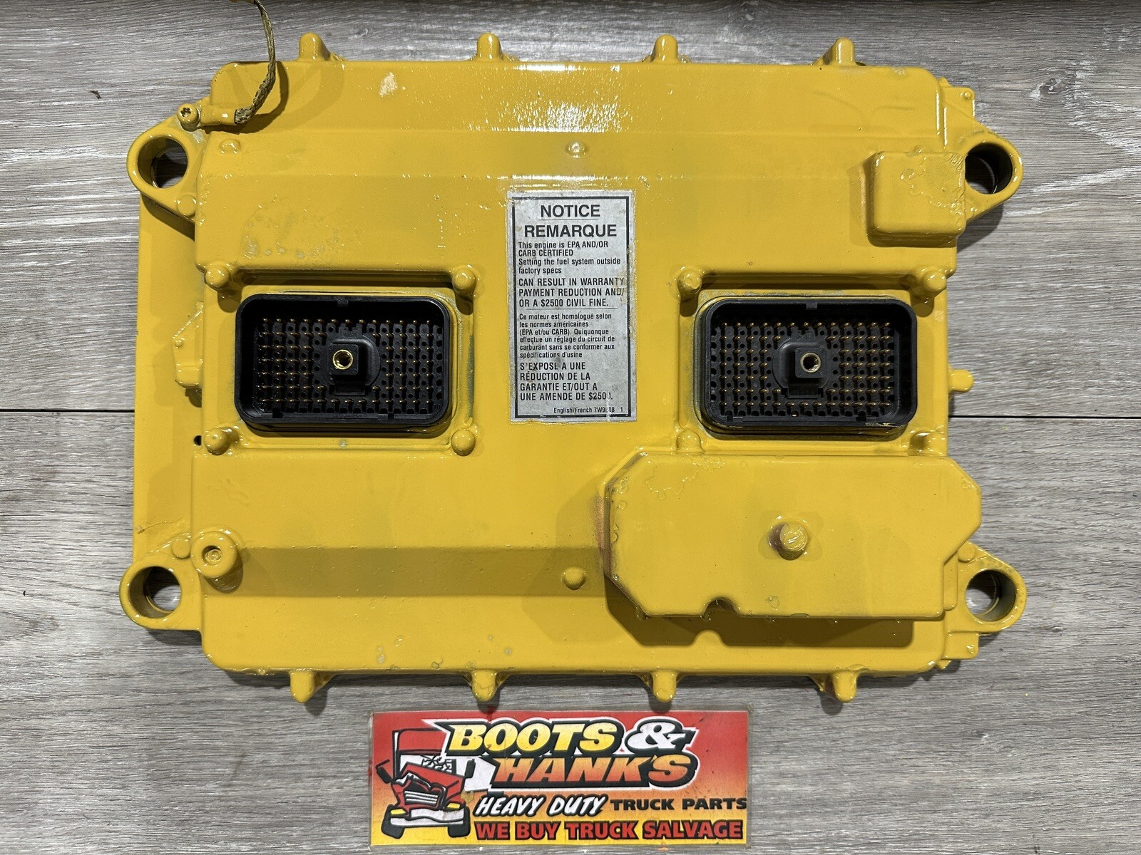 CATERPILLAR C12 ECM ECU 2KS PART# 157-3708-02 DIESEL ENGINE COMPUTER ...