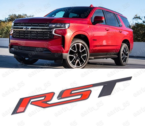 1PC Tailgate RST Emblem Fit 2021-2025 Chevrolet Tahoe Suburban Badge ...