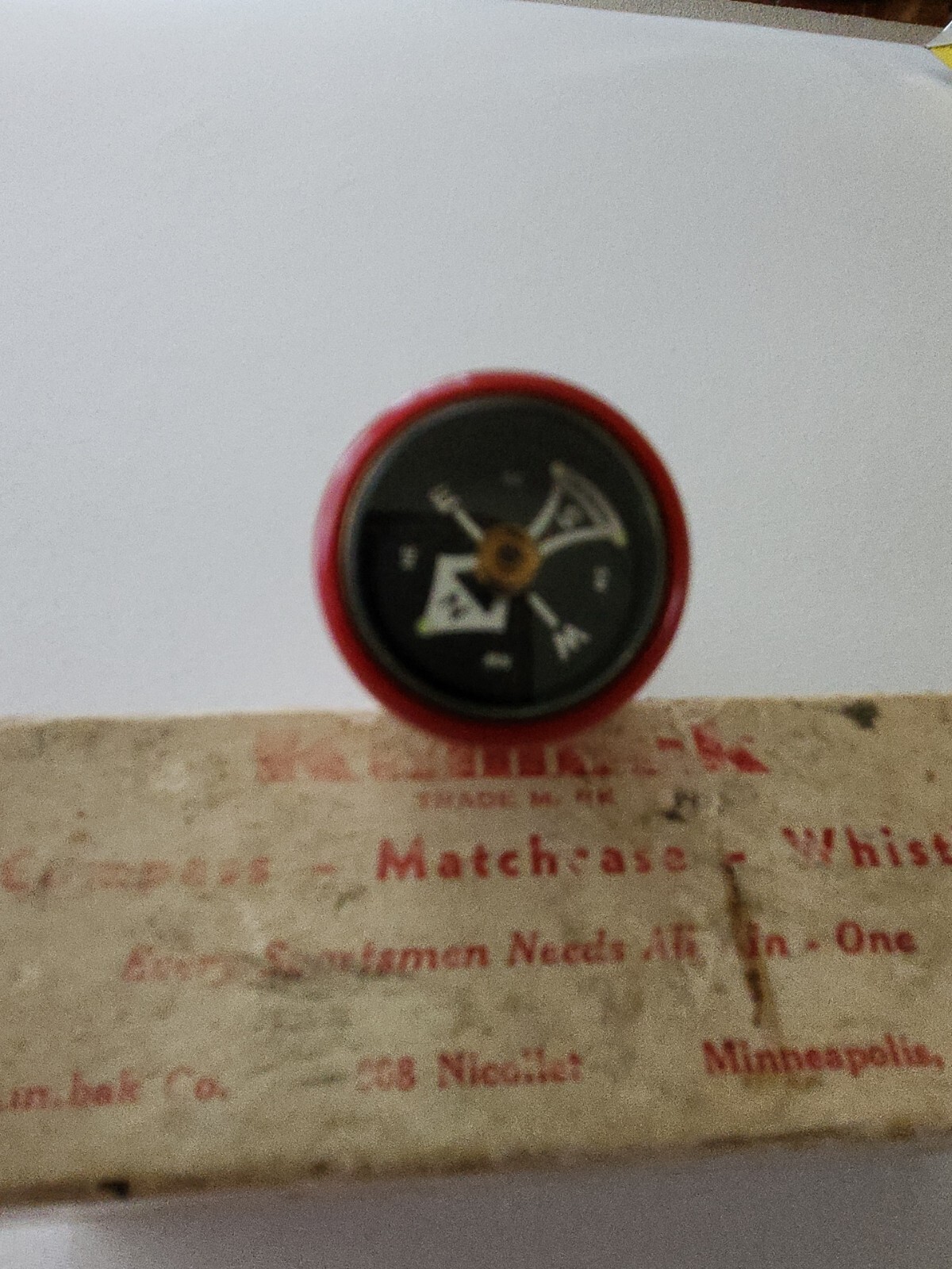 Kumbak Company Luminous Compass Match Or Map Case Whistle In Box | eBay