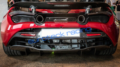 Mclaren 720s Carbon Fiber Complete Rear Bumper Diffuser (upper and ...