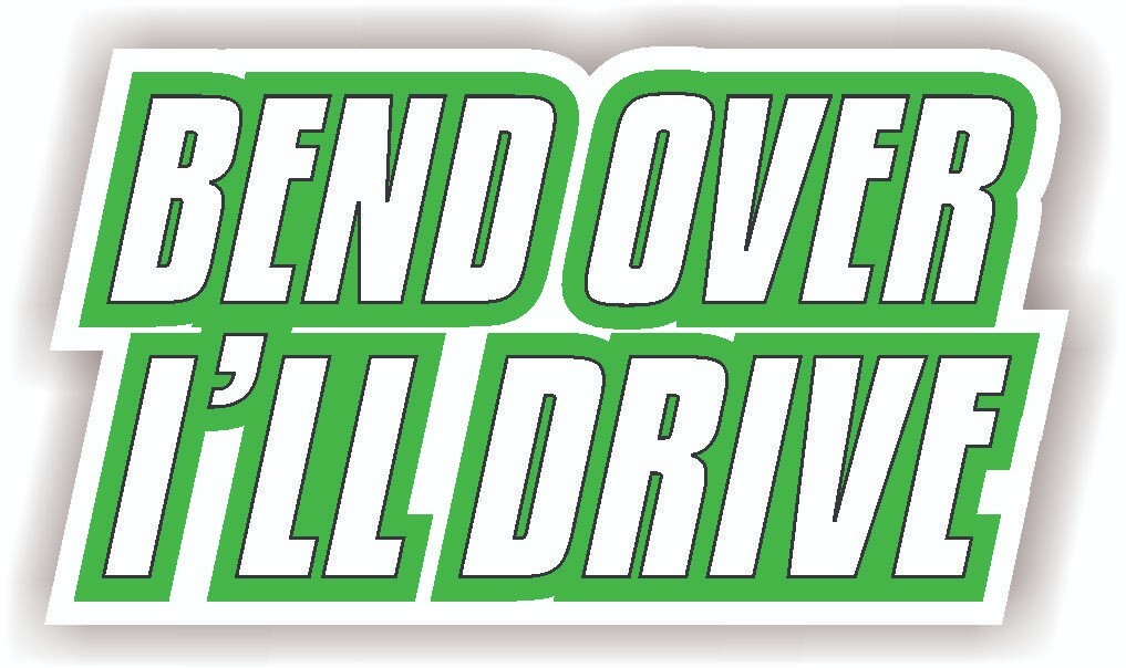 Bend Over Decal Sticker Turbo Diesel Truck Stacks Crew Cab 6.6 6.7 7.3 ...