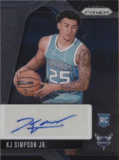 2024-25 Panini Prizm - Rookie Signatures KJ Simpson Jr. #RSI-KJS (AU ...