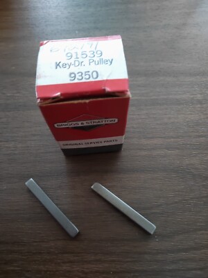 (2) Briggs & Stratton 692141 692191 91539 Drive Pulley Keys | eBay