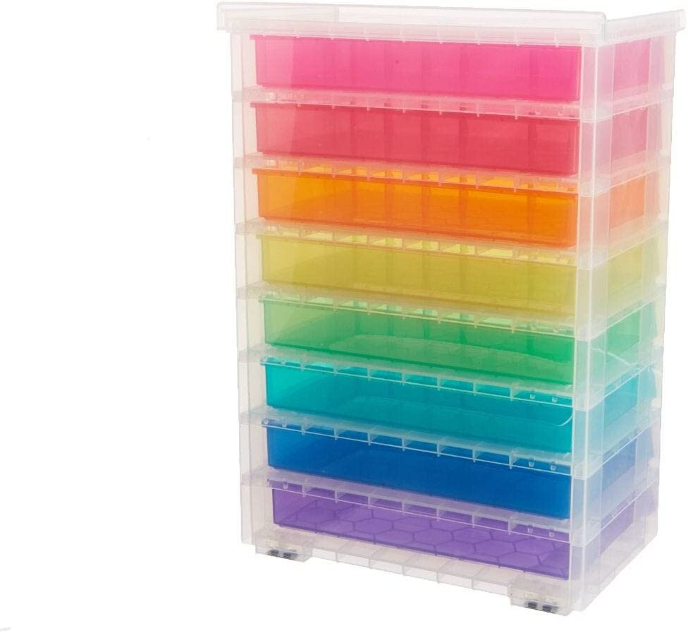 Really Useful Storage Drawer Unit 8 x 0.9 Litre Rainbow - Color ...
