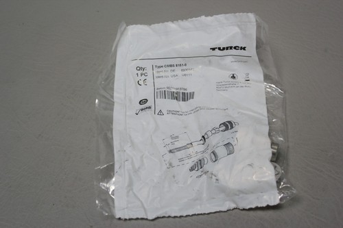 NEW TURCK FIELD WIREABLE CONNECTOR CMBS 8151-0 6930161 | eBay