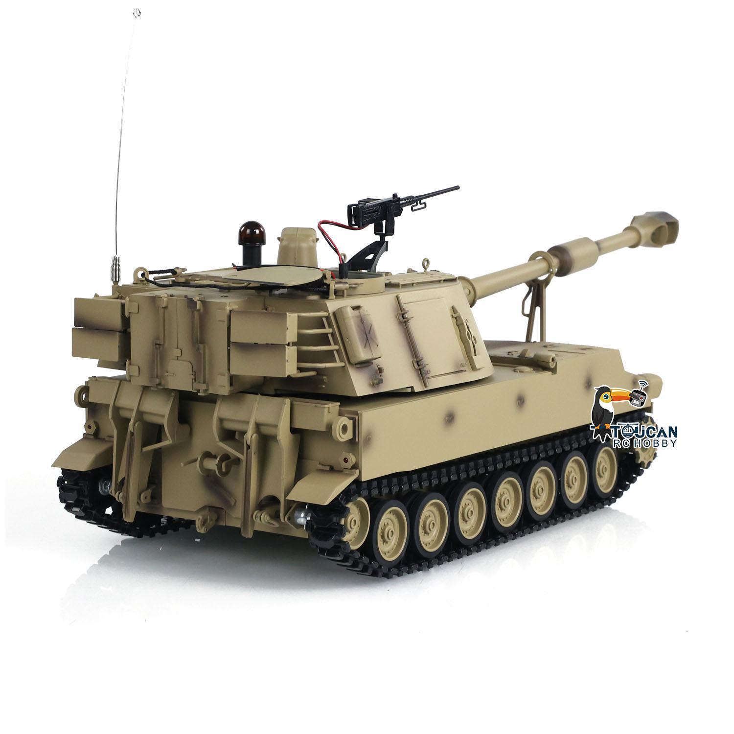 1/16 Tongde RC Tank M109A2 Self-propelled Howitzer RTR Infrared BB ...