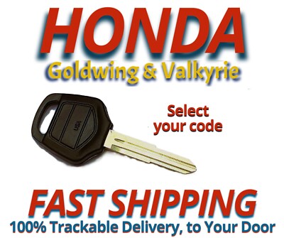 Honda Goldwing Keys Valkyrie Keys Replacement Key Cut to Code 5251-5500 ...