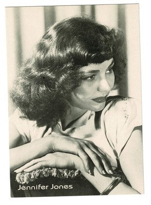 VINTAGE POSTCARD: Jennifer Jones - Garami MILANO - Classic Hollywood ...
