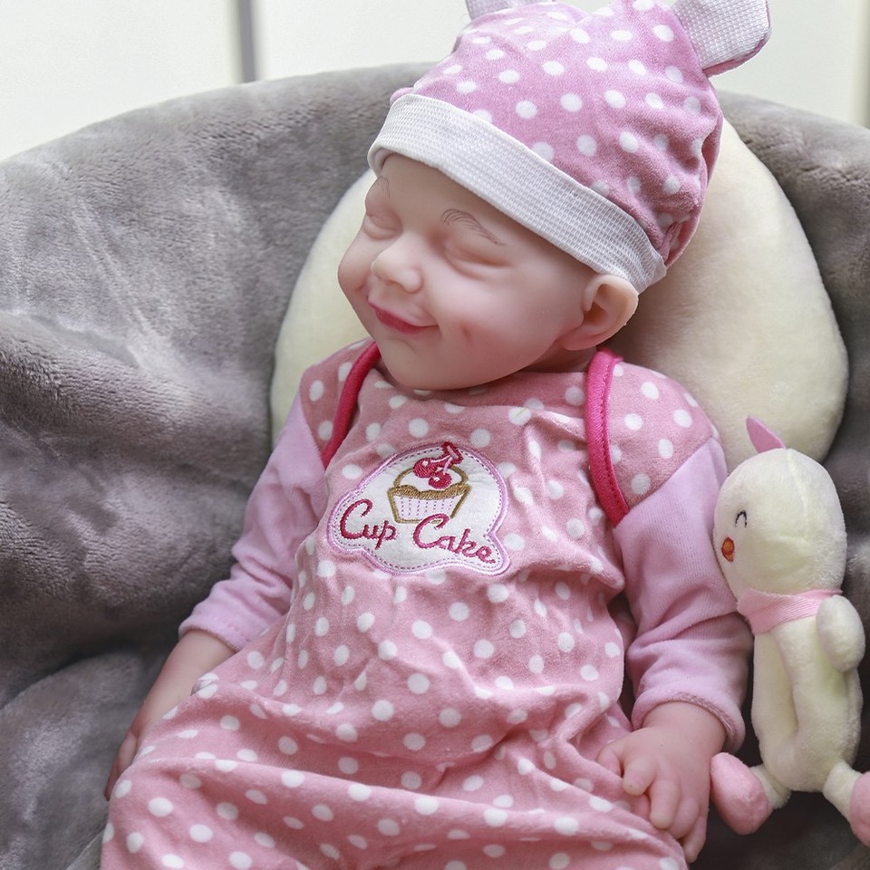 New 18.5 inch Realistic Reborn Baby Doll Boy Soft Body Lifelike Newborn ...