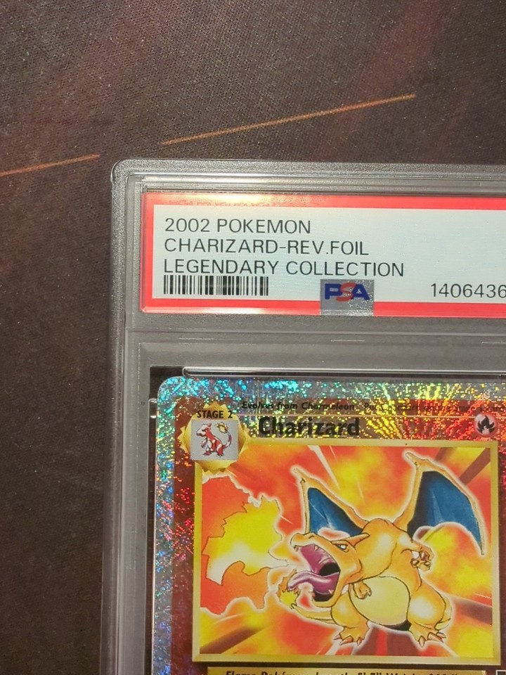 Pokemon Charizard Legendary Collection Reverse Holo PSA 1.5 FR | eBay